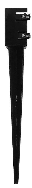 Yard And Lawn Spike With In-Ground Post Support