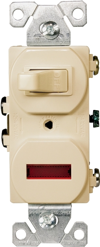 277V-Box Combination Toggle Switch