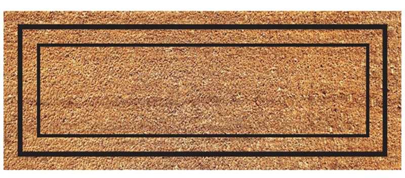 Natural Coco Series 77Flclb025 Classical Border Door Mat