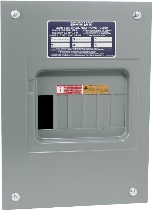 Homeline Hom612l100fcp Load Center